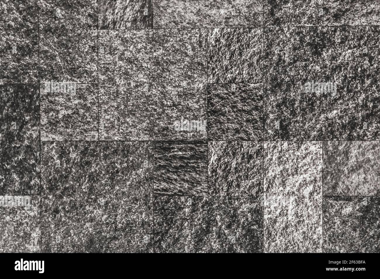 Decorative black checkered stone wall texture, dark abstract mosaic ...