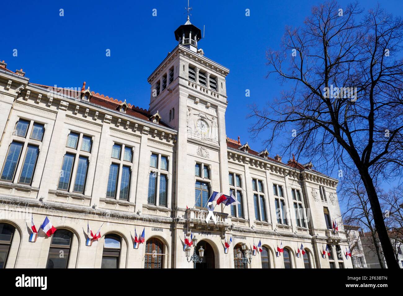 Townhall Valence Drome France Stock Photo Alamy