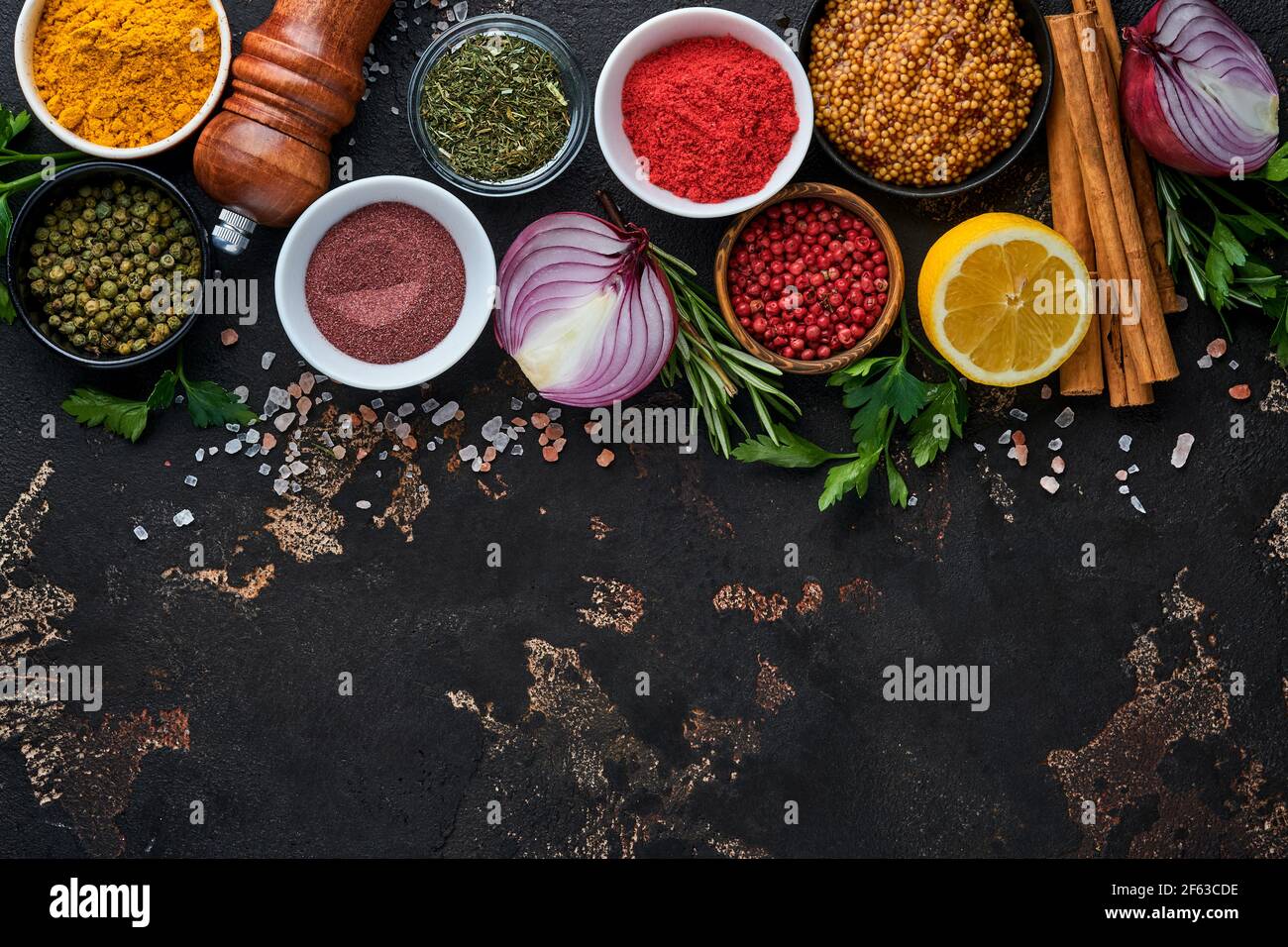 Indian spices top hi-res stock photography and images - Alamy