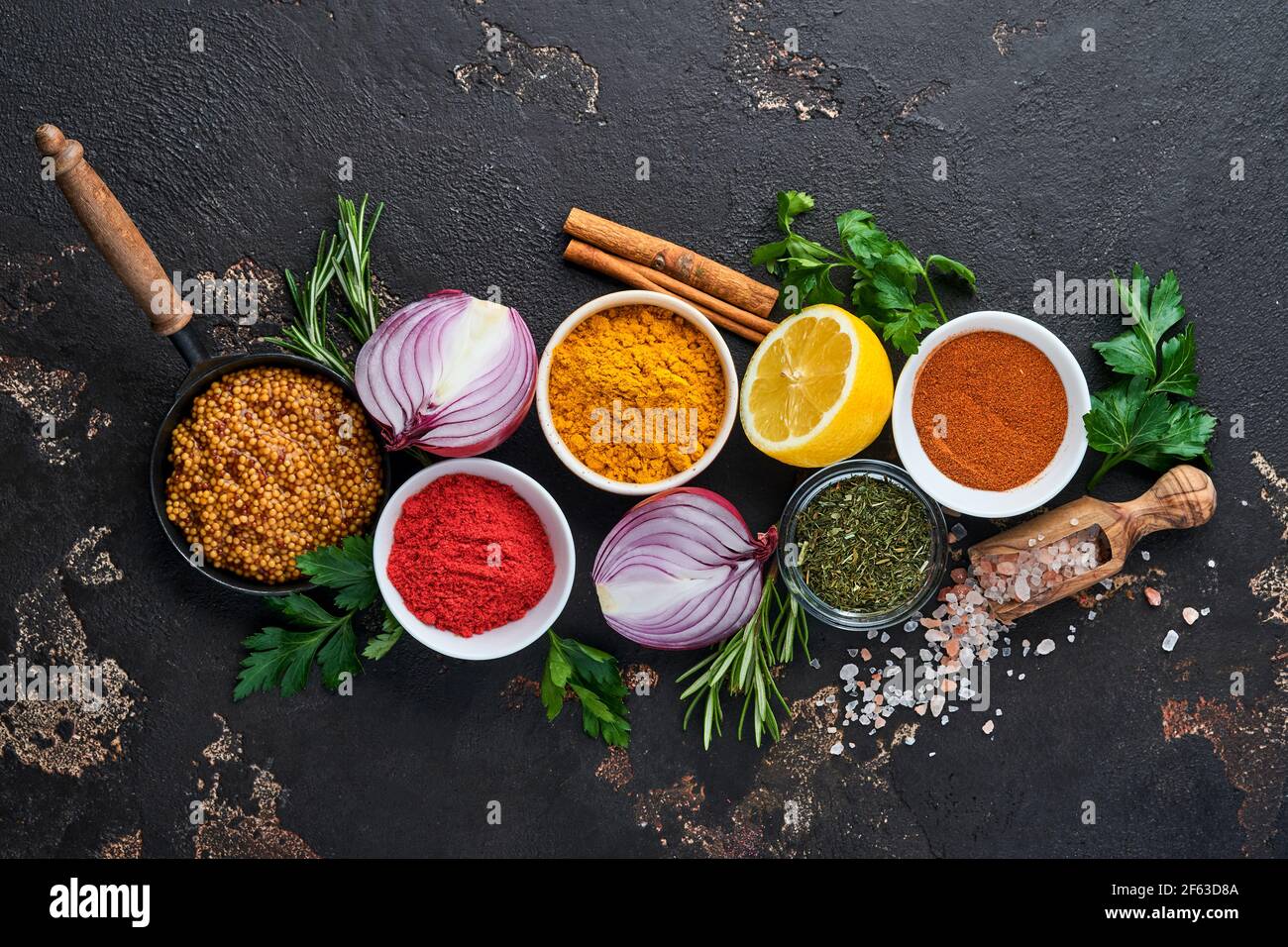 Indian spices top hi-res stock photography and images - Alamy