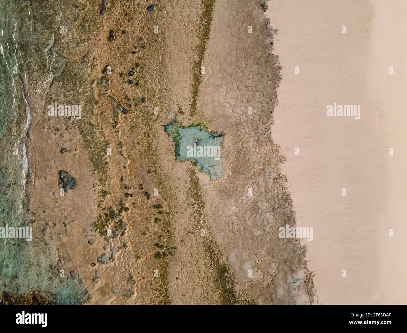 Aerial view natural pool hi-res stock photography and images - Alamy