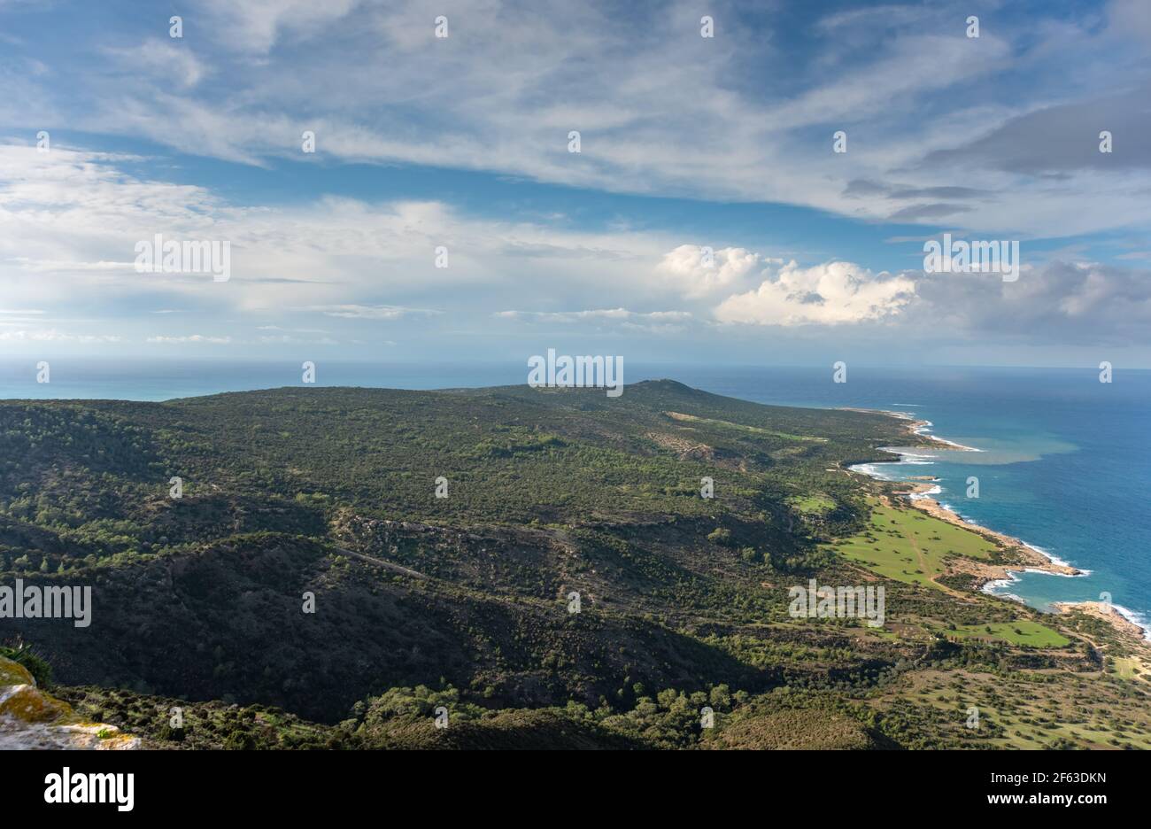 Aerial akamas peninsula hi-res stock photography and images - Alamy