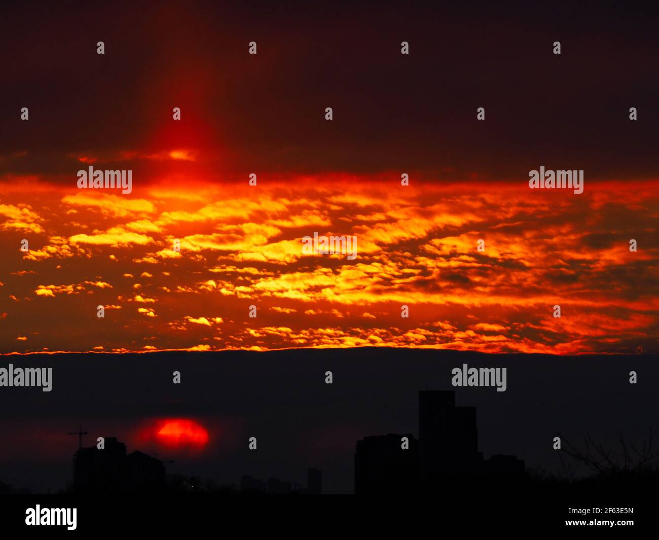 Heavenly clouds sunset hi-res stock photography and images - Alamy