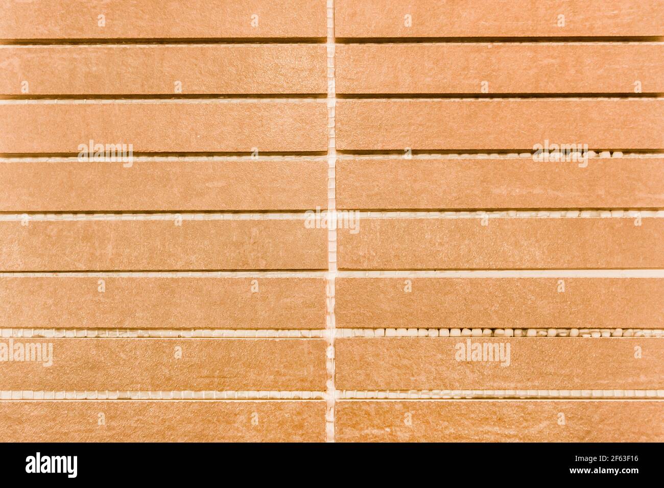 Abstract brown tile texture, pattern of thin long tiles background ...