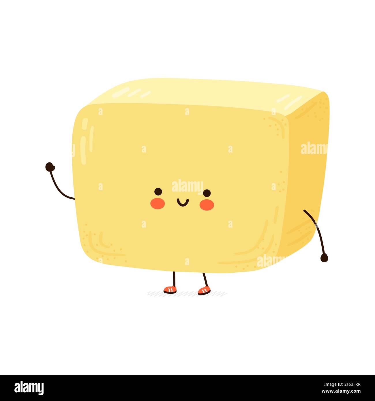 Milk butter icon cartoon Cut Out Stock Images & Pictures - Alamy