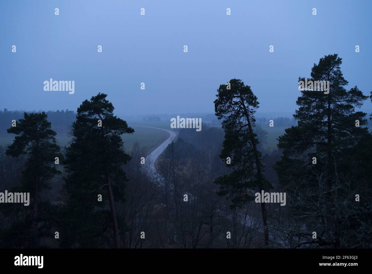 Road rain sweden hi-res stock photography and images - Alamy