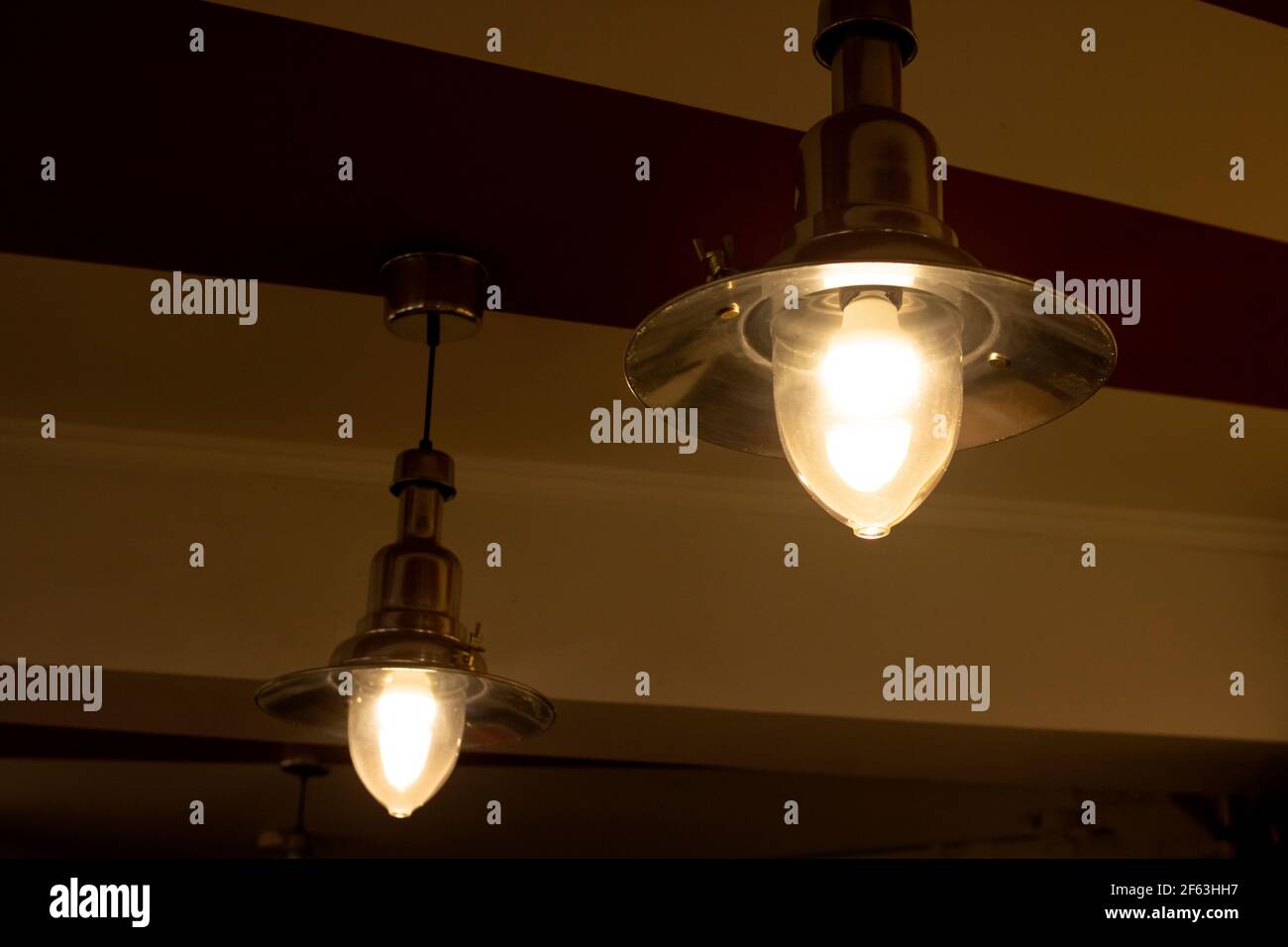 Two ceiling lamps hi-res stock photography and images - Alamy
