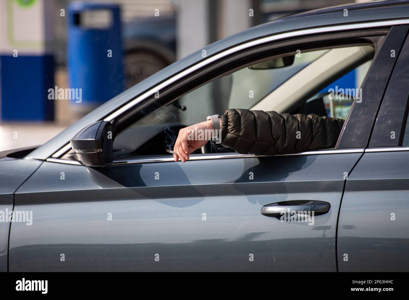 The smoker at the window hi-res stock photography and images - Alamy