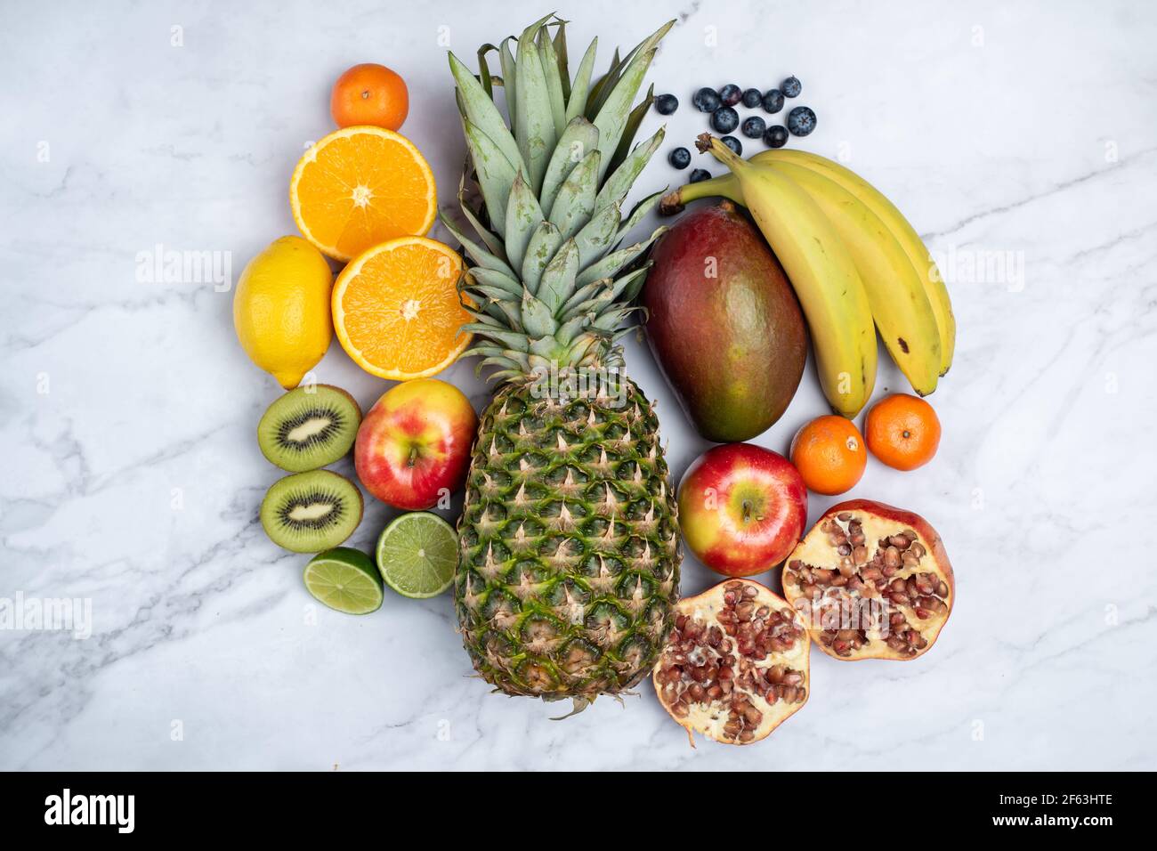 variety of fresh fruits Stock Photo - Alamy