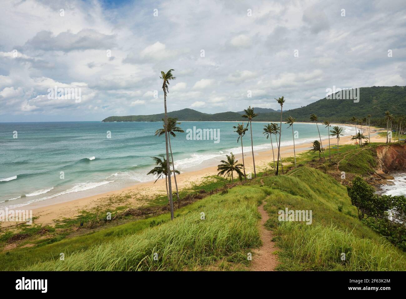 El Nido Palawan in the Philippines, hidden beautiful beache at windy ...