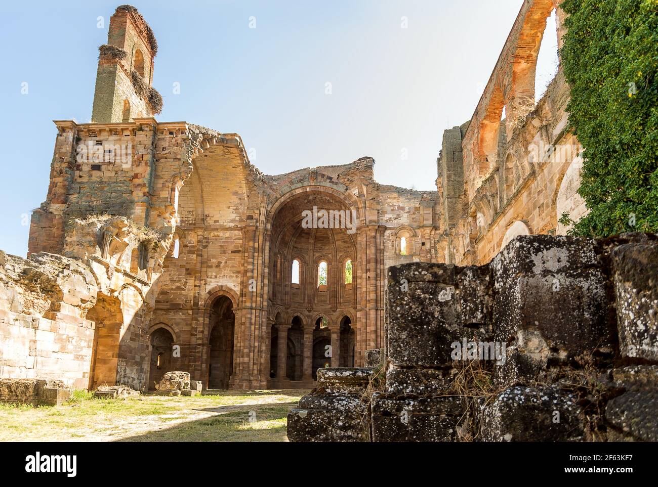 Moreruela Abbey. Ruins of the 12th century Cistercian monastery of ...