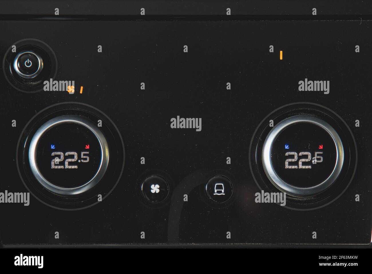 Conditioner climate control in a modern car. Buttons Stock Photo - Alamy