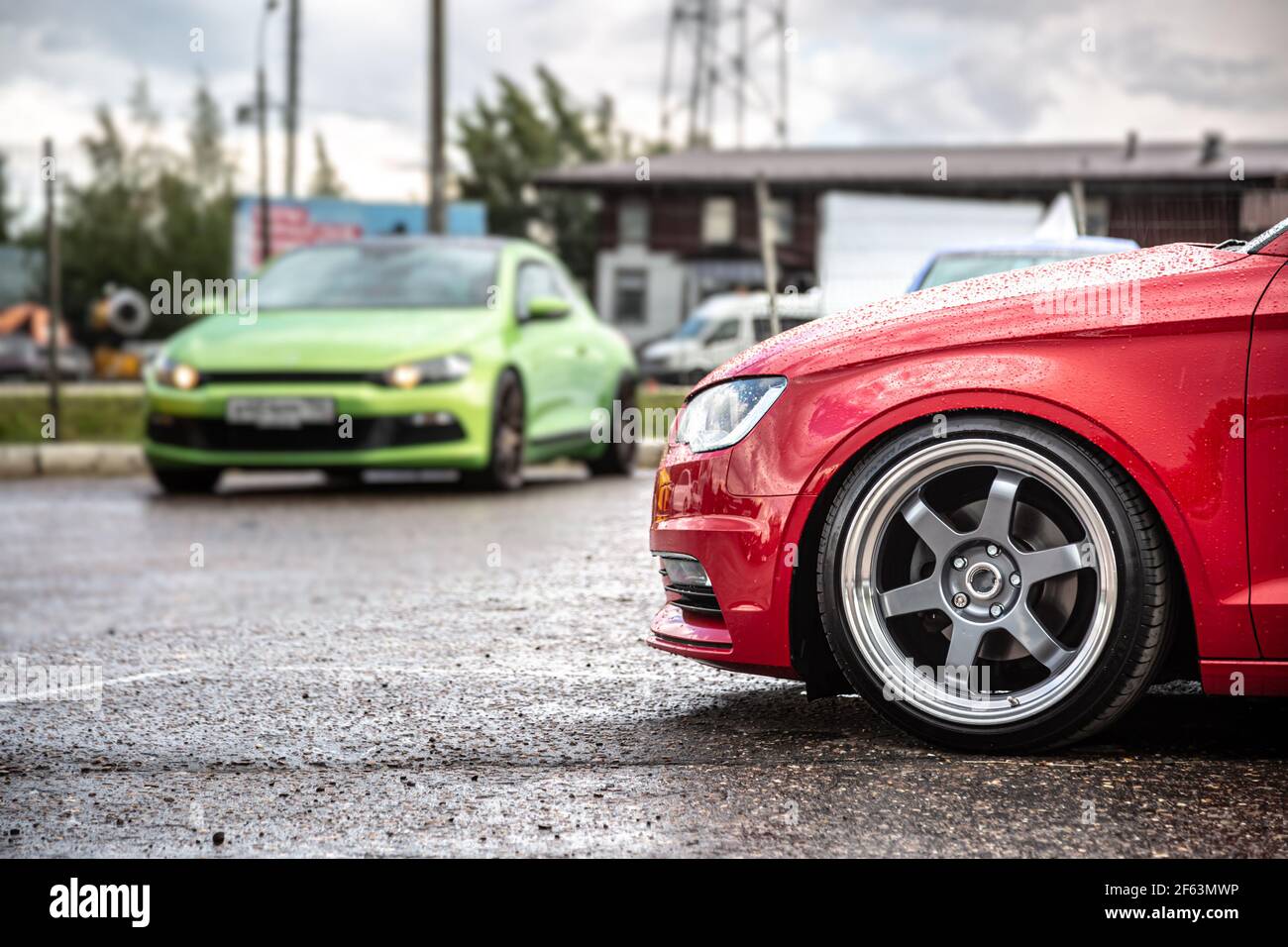 Lowered suspension hi-res stock photography and images - Alamy