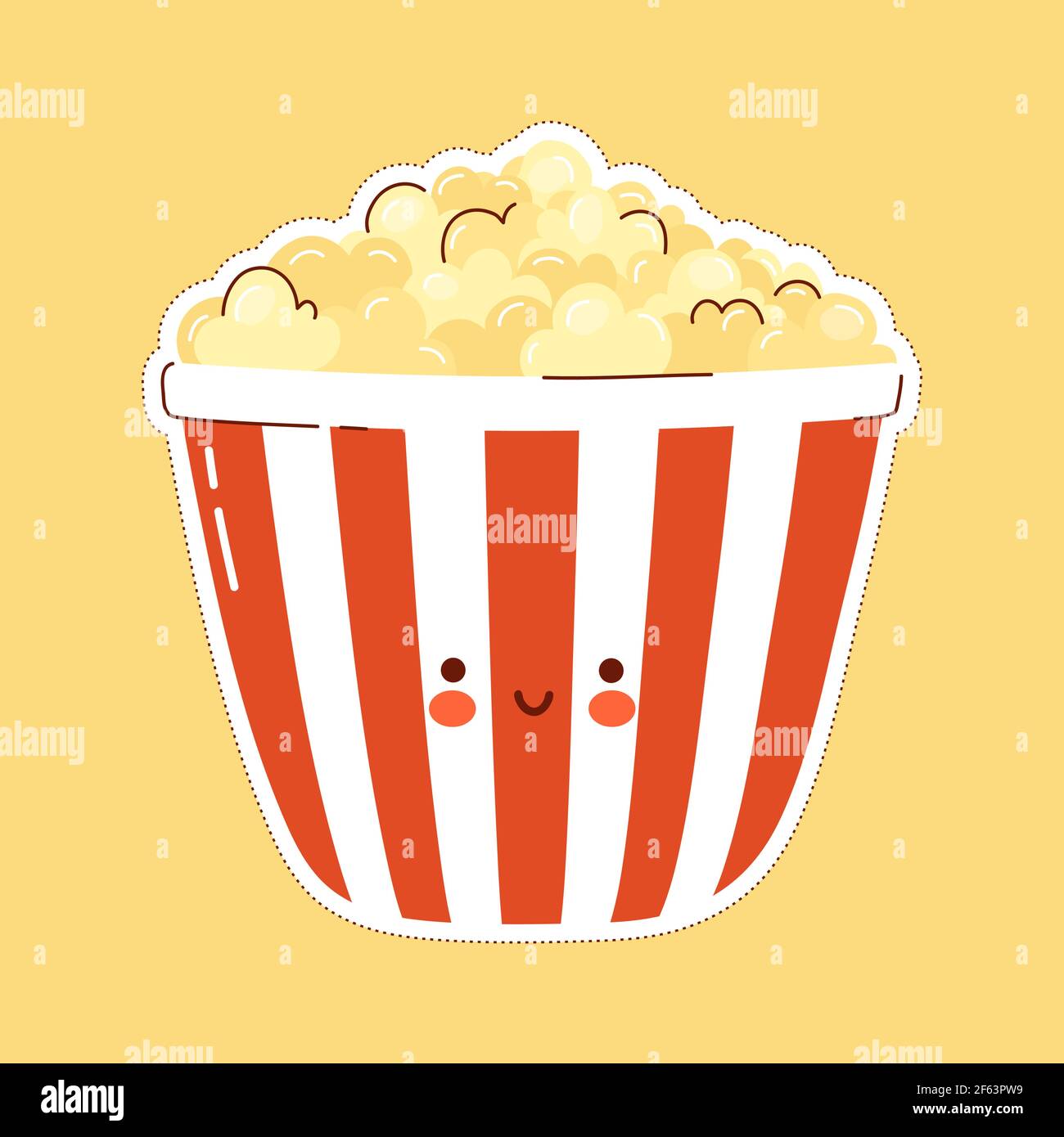 Cute funny ... character. Vector hand drawn cartoon kawaii character ...