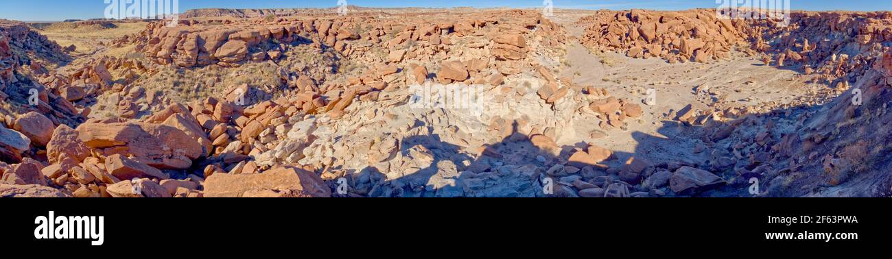 A boulder filled hellscape in the Devil's Playground in the Petrified ...