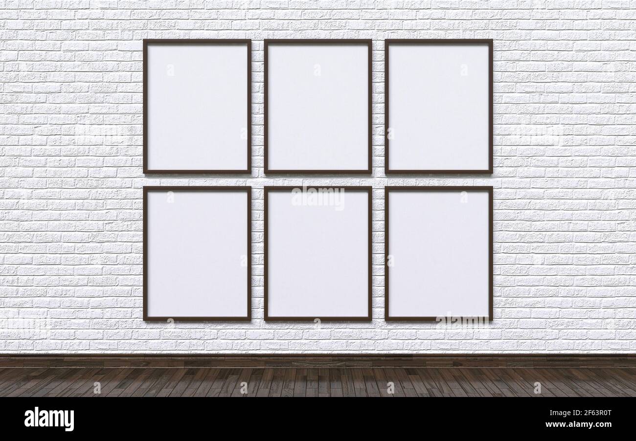 Six frames wall hi-res stock photography and images - Alamy