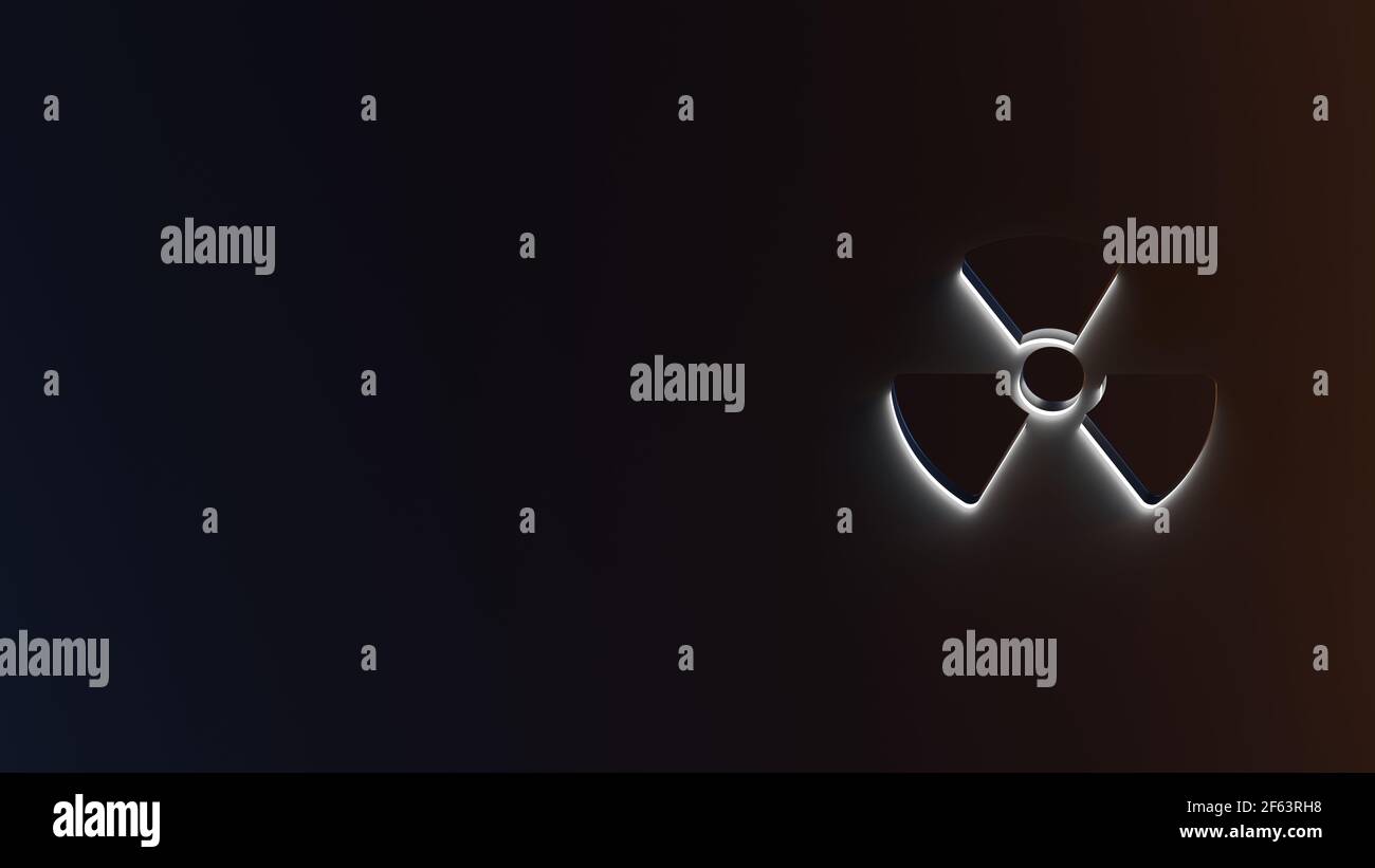 Blue Radioactive Wallpaper