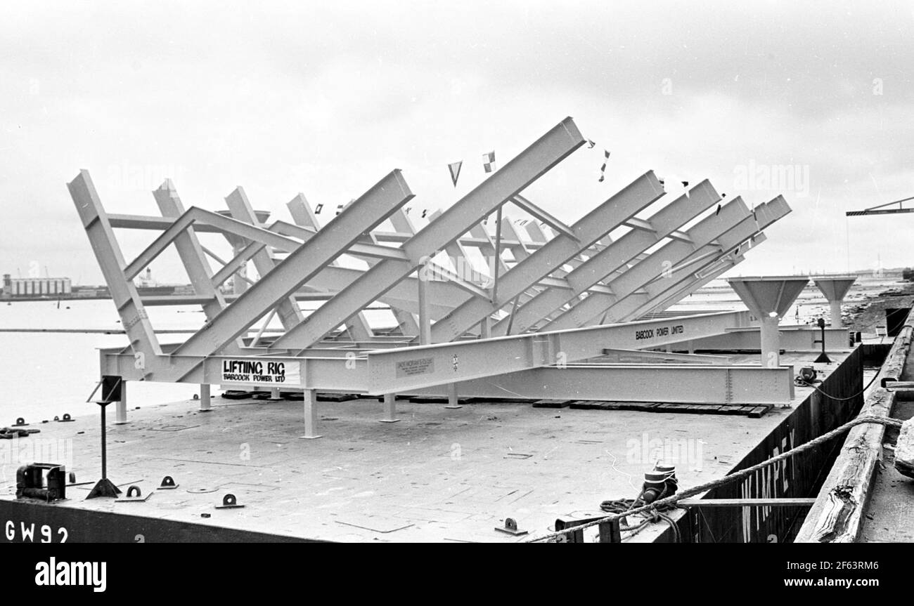 THE CRADLE THAT WILL BE USED TO RAISE THE MARY ROSE. PIC MIKE WALKER ...