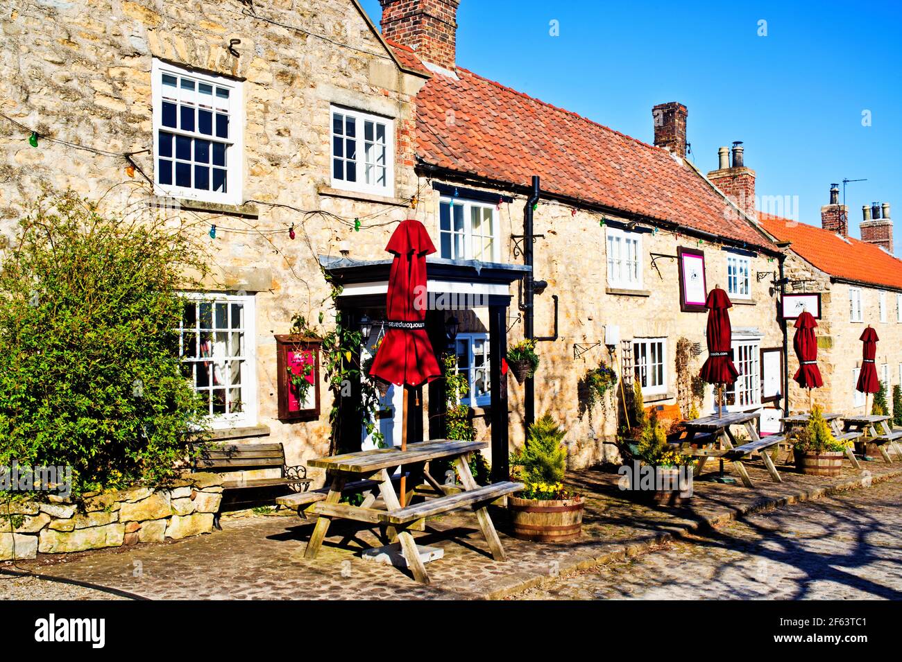 The Fauconberg Arms, Coxwold, North Yorkshire, England Stock Photo - Alamy
