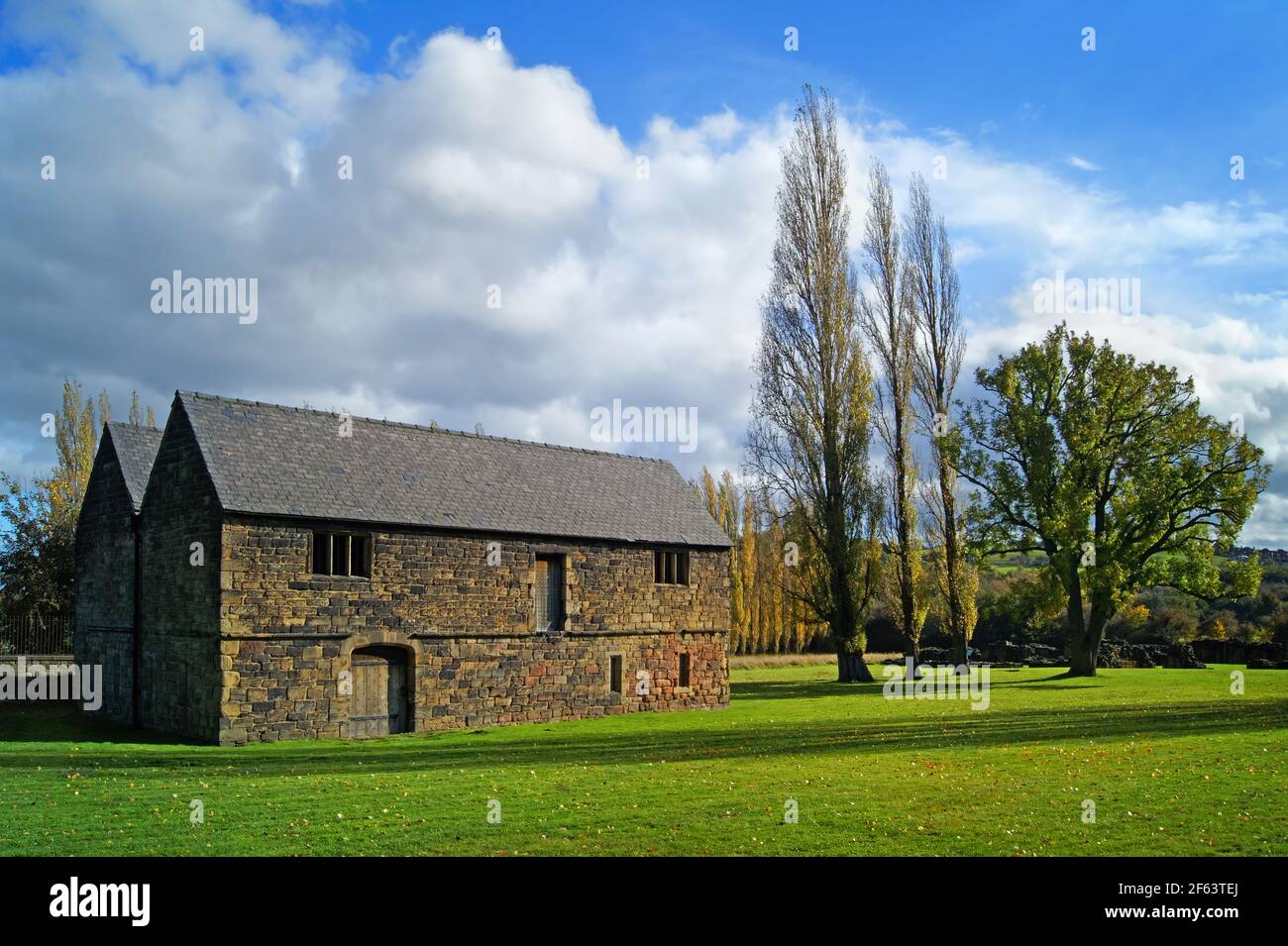 UK, South Yorkshire, Barnsley, Monk Bretton Priory, Administrative ...