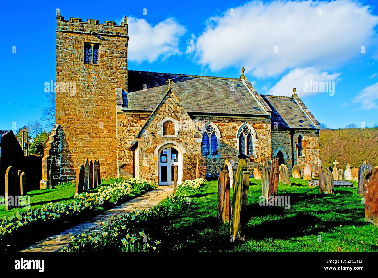 St Marys Church, Kilburn, North Yorkshire, England Stock Photo - Alamy