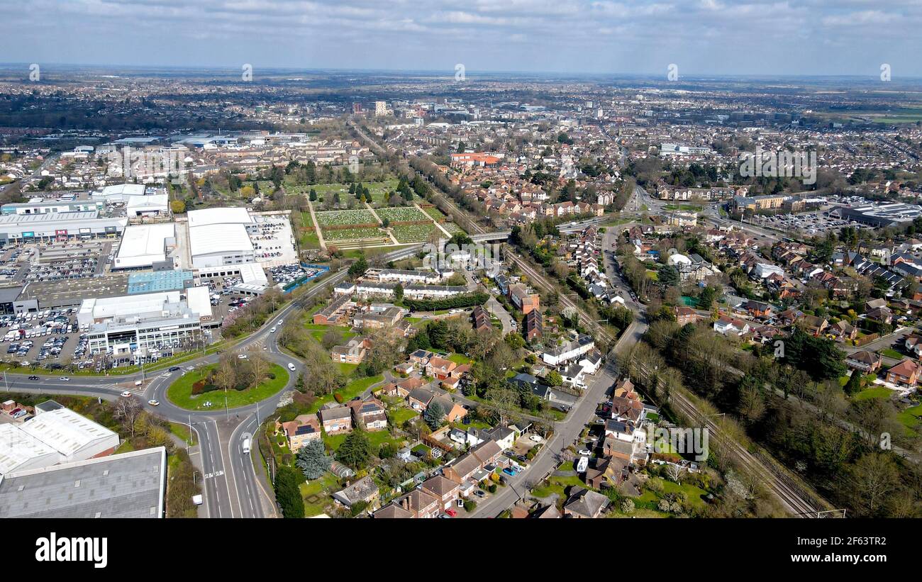 Chelmsford aerial hi-res stock photography and images - Alamy