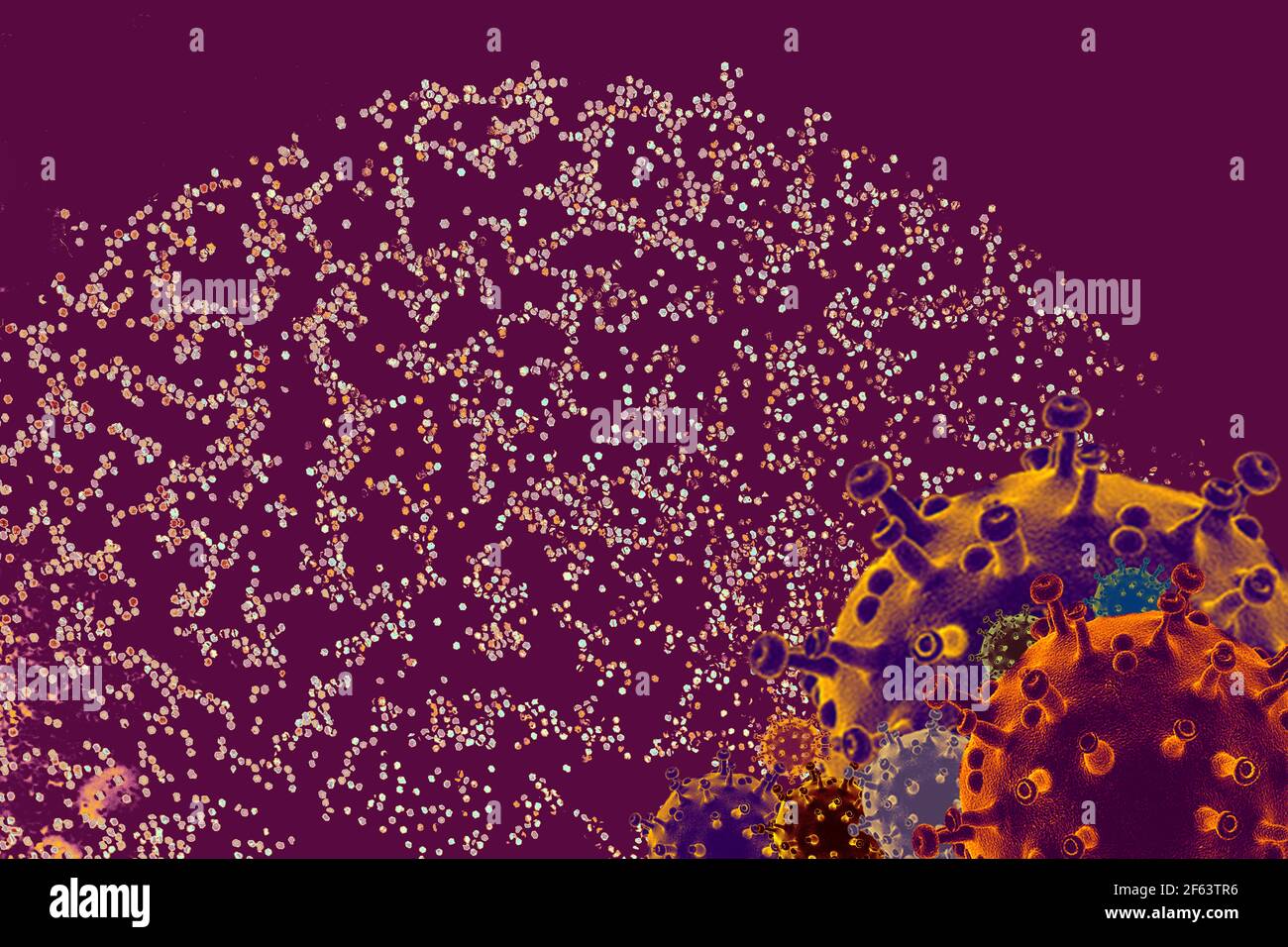 COVID-19 Coronavirus disease outbreak background. Stop spreading Corona ...