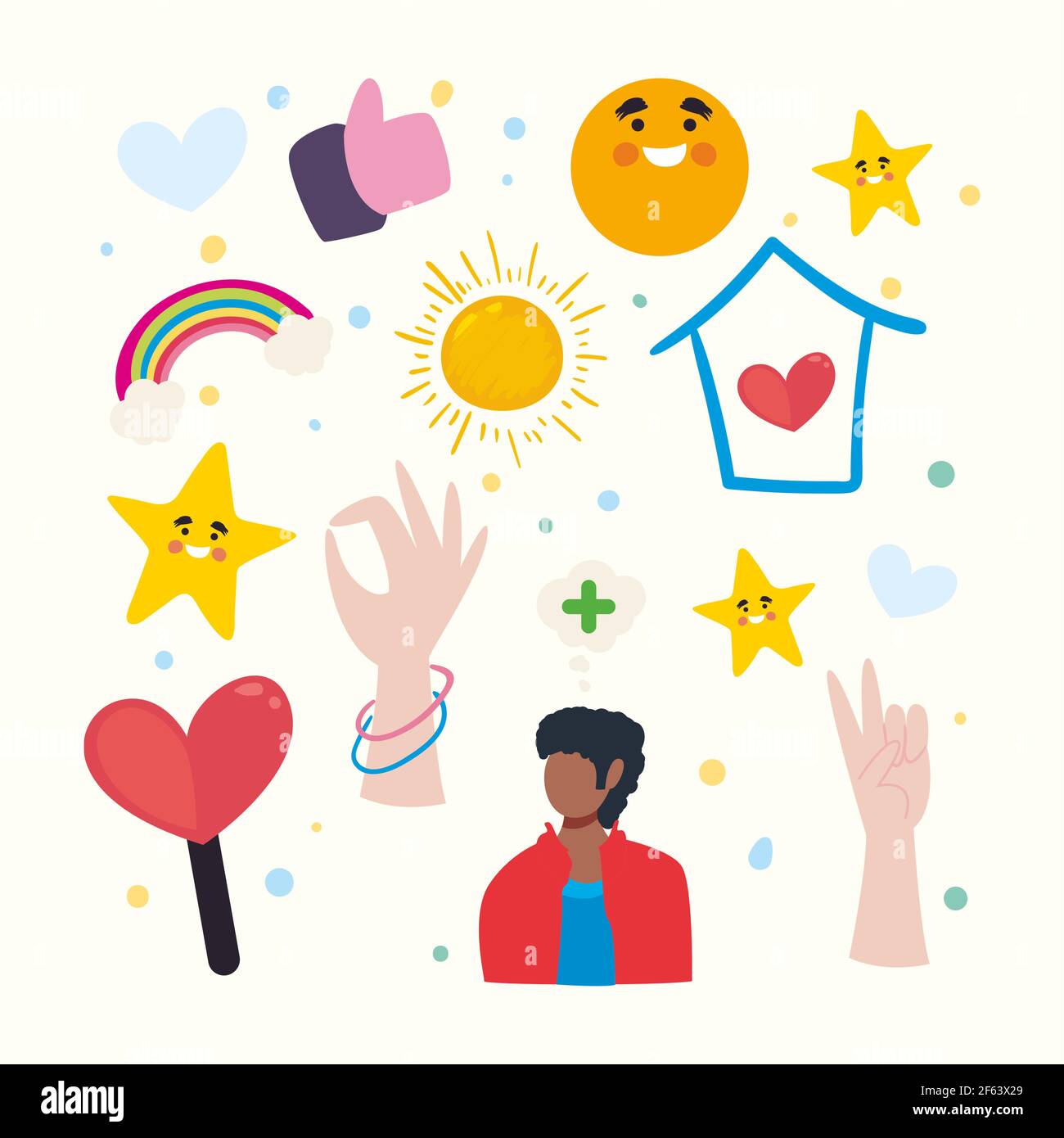 Stay Positive Symbol