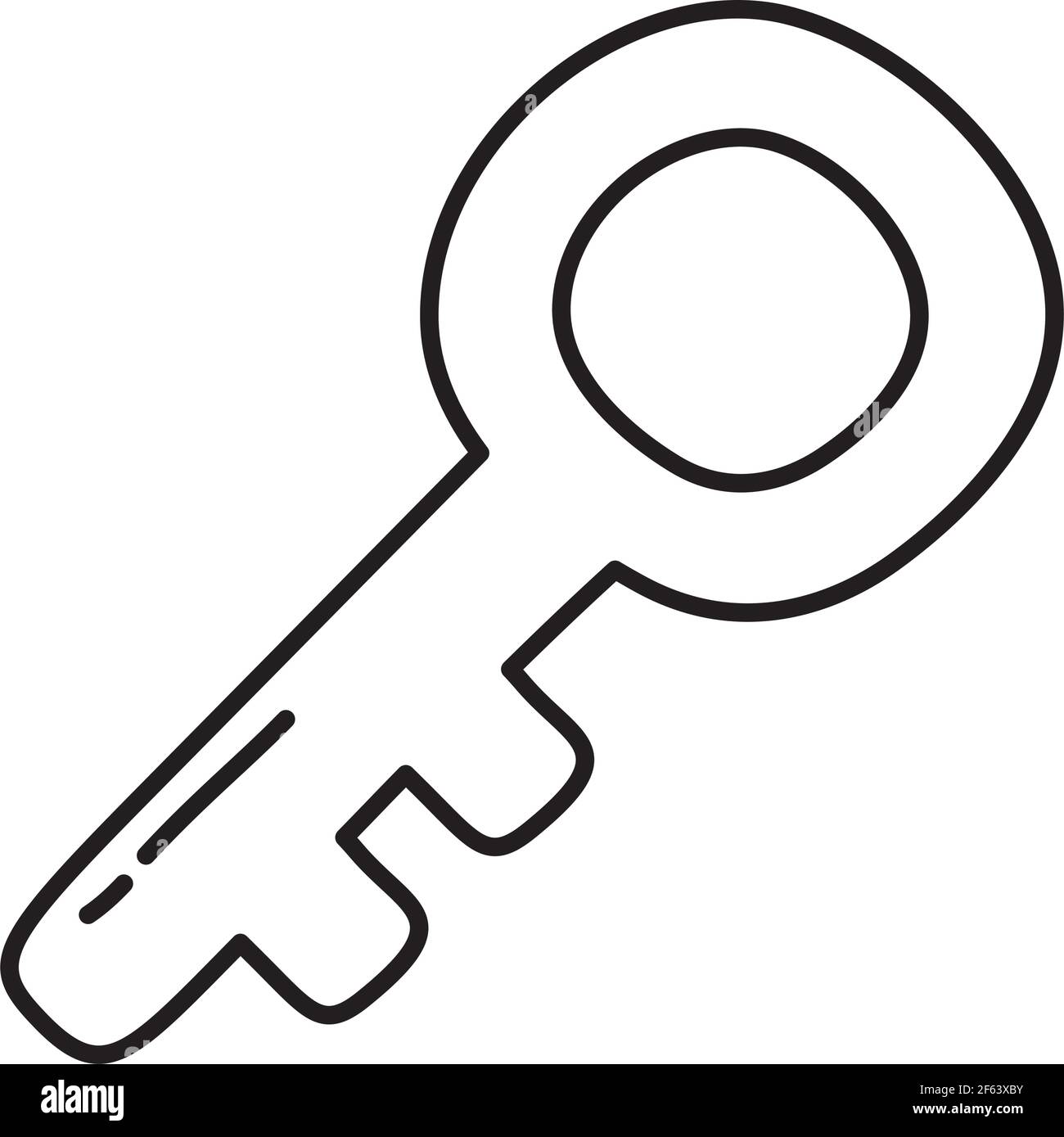 key icon on white background Stock Vector Image & Art - Alamy