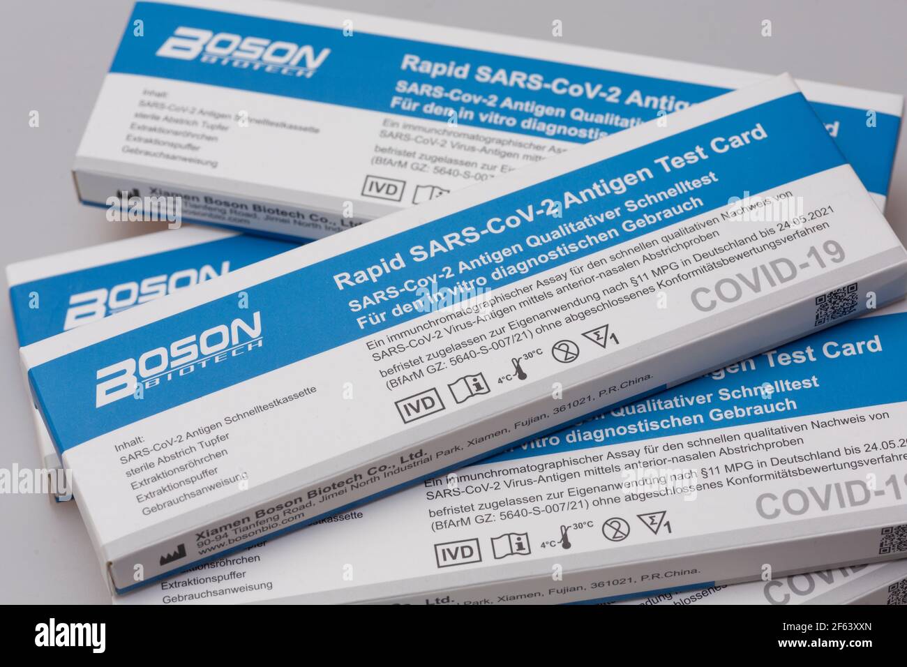 Boson biotech antigen test hi-res stock photography and images - Alamy