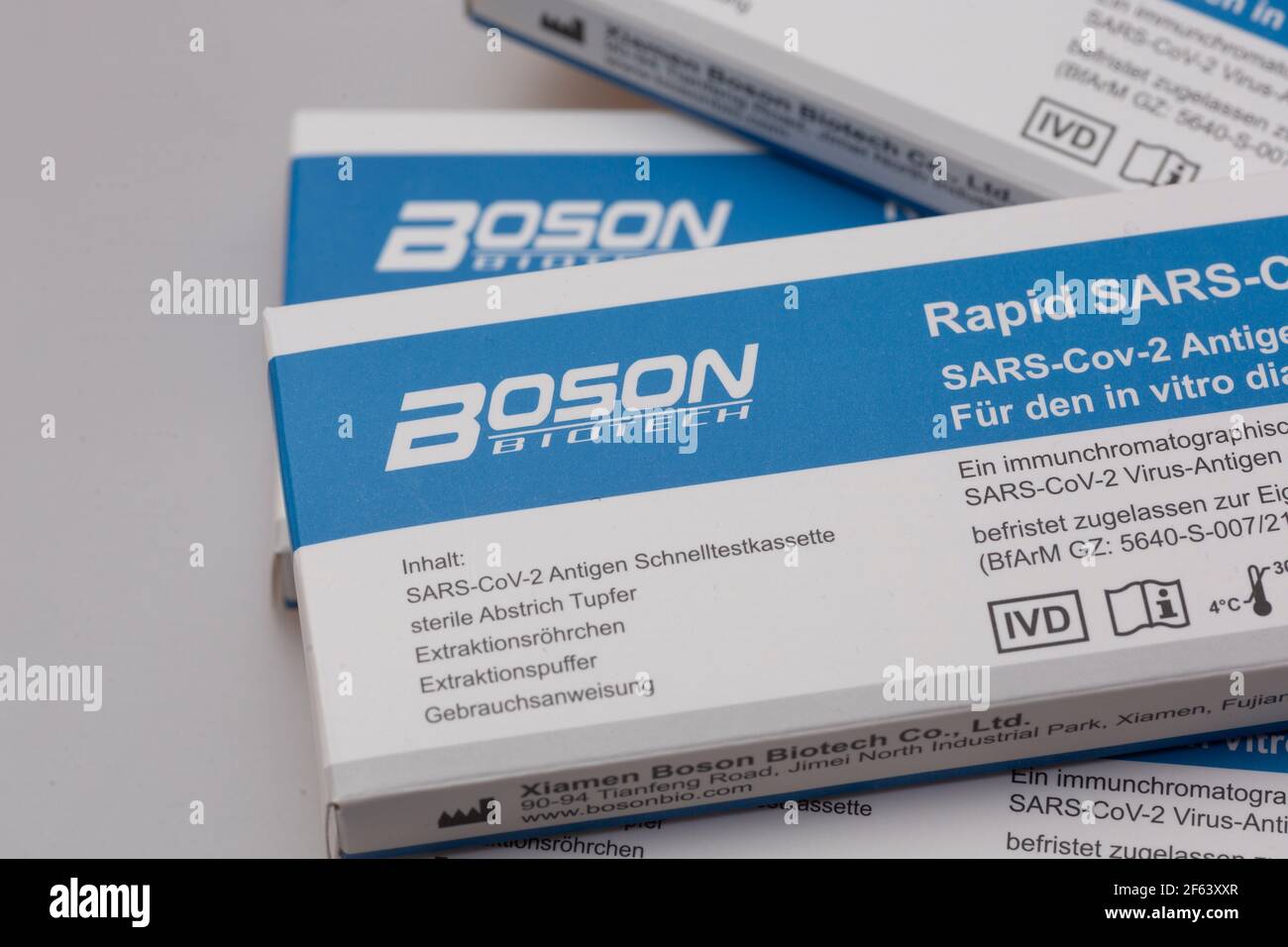 Boson biotech antigen test hi-res stock photography and images - Alamy