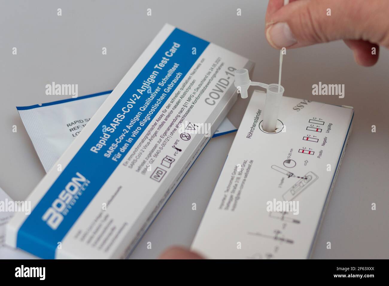 Sars-CoV-2 rapid tests from the Chinese manufacturer Xiamen Boson ...