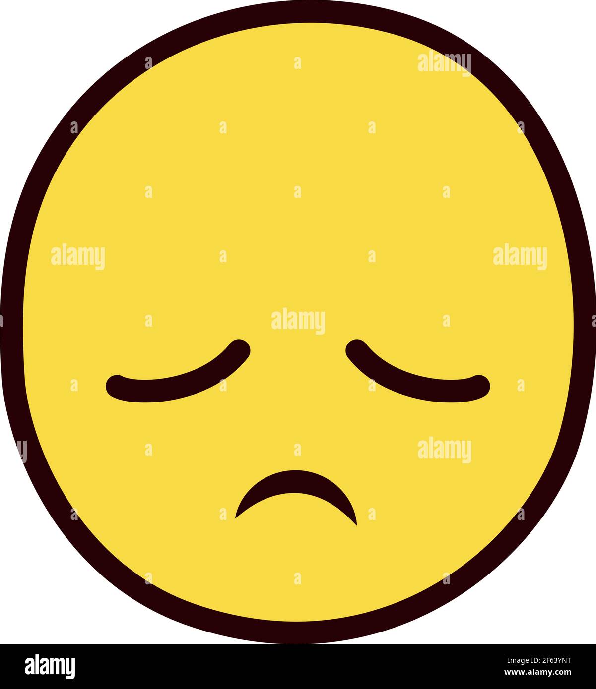 Pensive emoji hi-res stock photography and images - Alamy