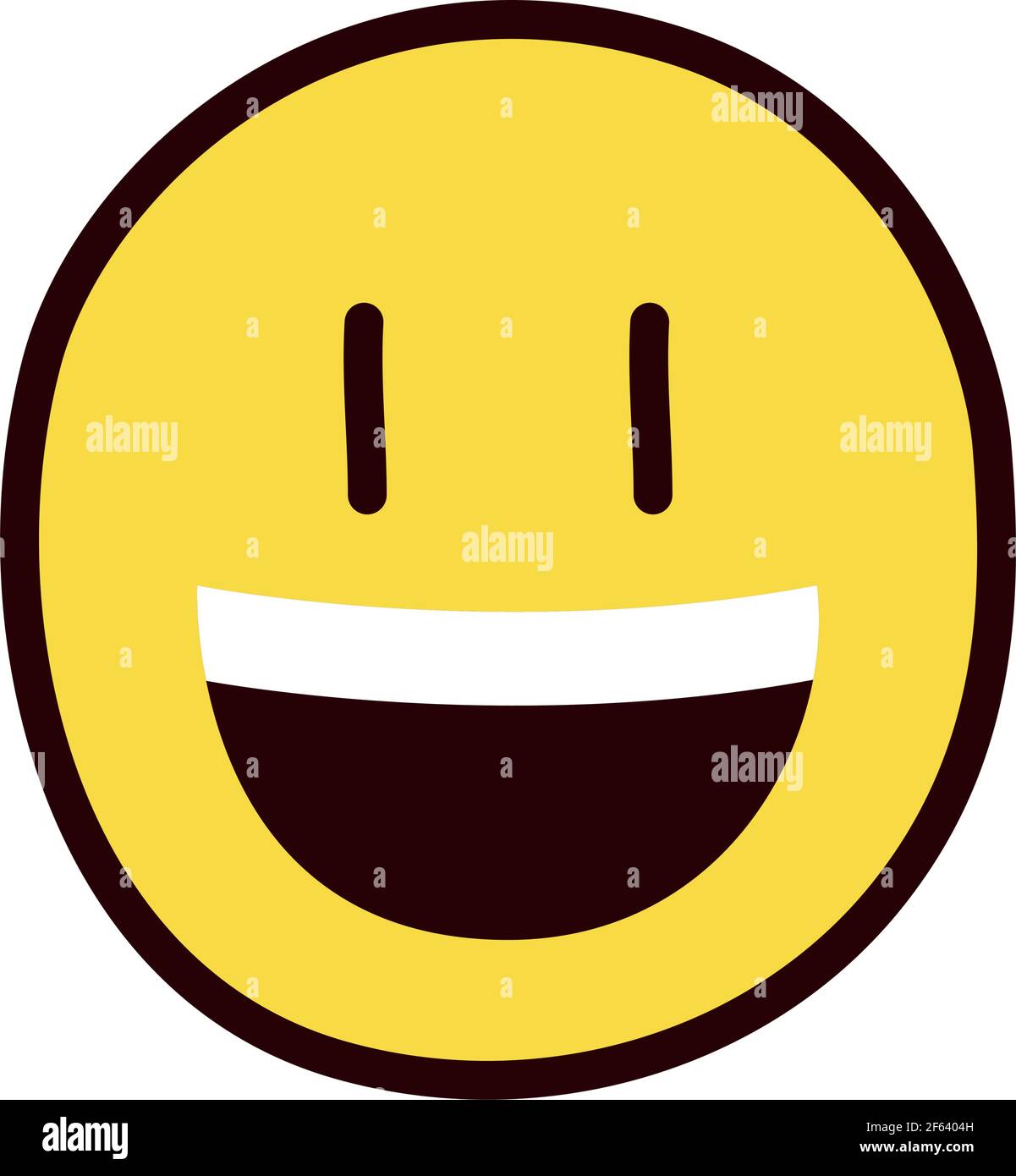 smiling face with open mouth Stock Vector Image & Art - Alamy