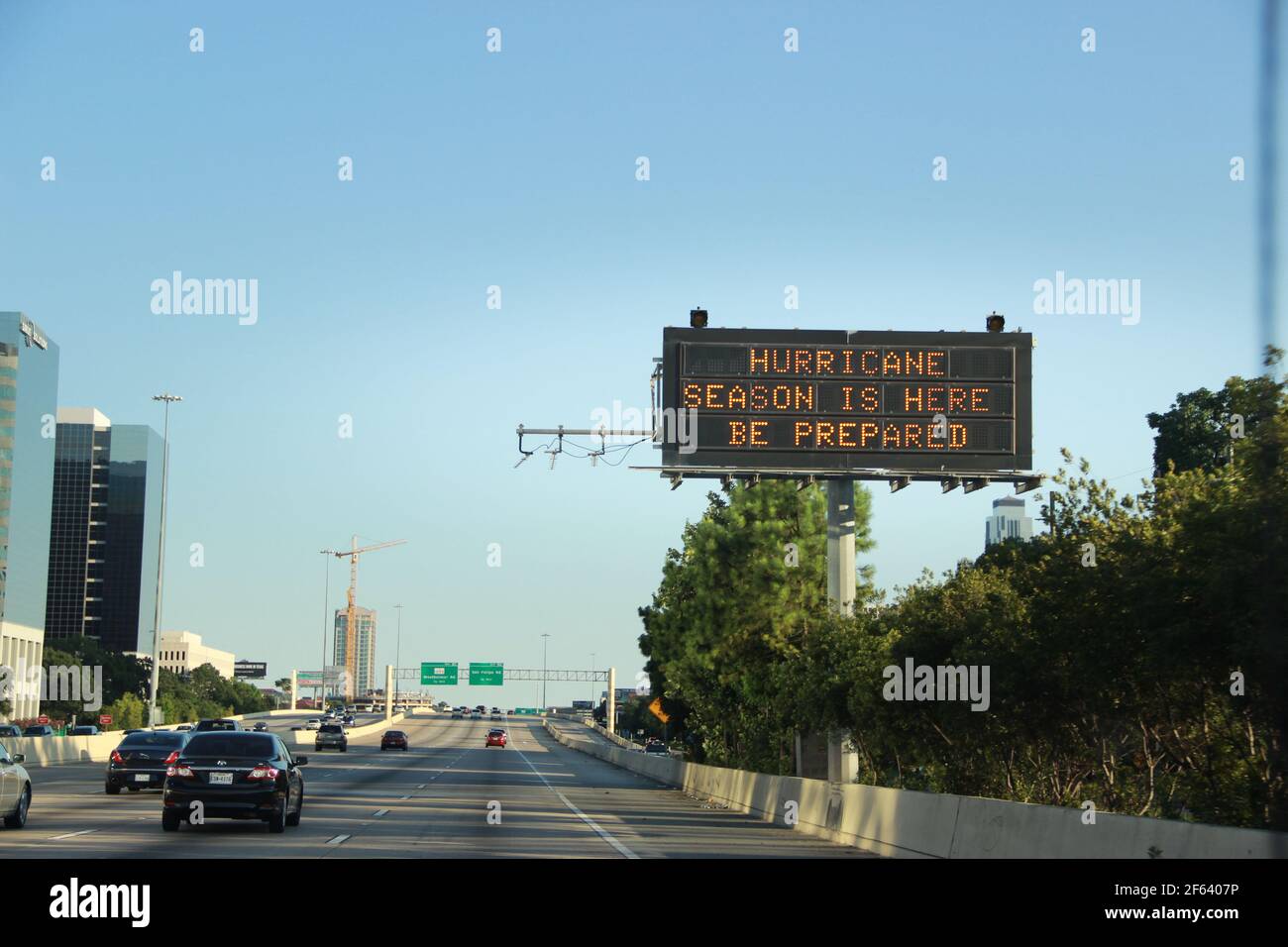 Warning Signs On The Freeway