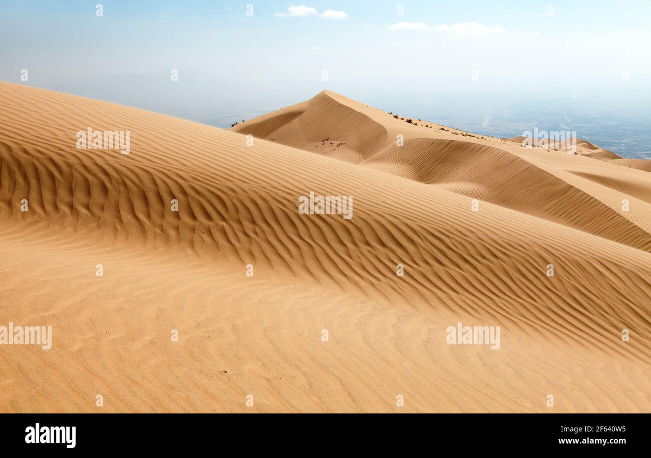 Cerro Blanco sand dune, the highest dunes on the world located near ...