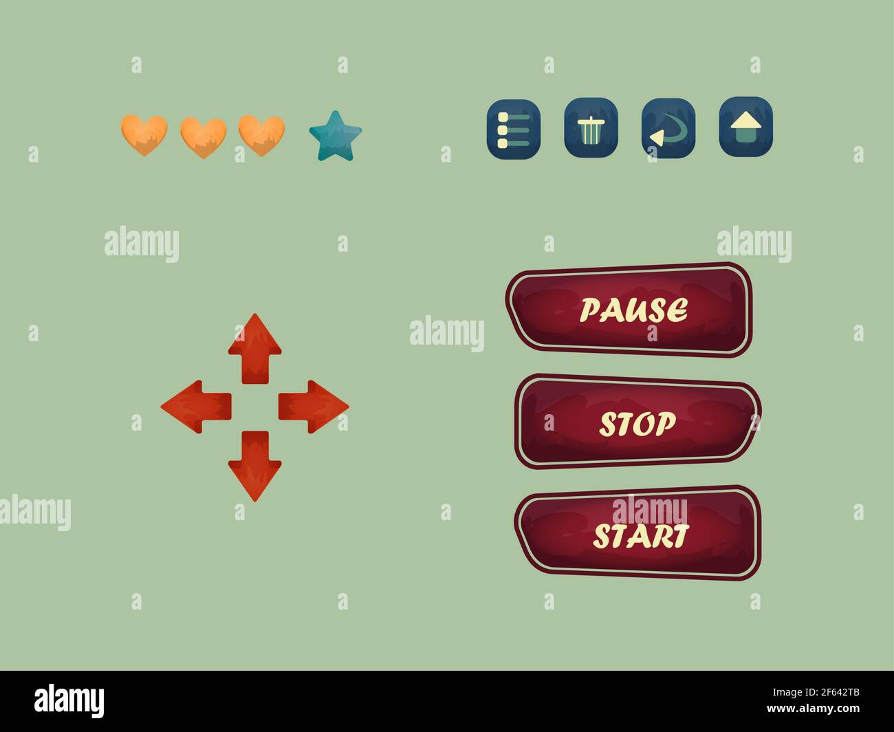 Main menu game hi-res stock photography and images - Alamy