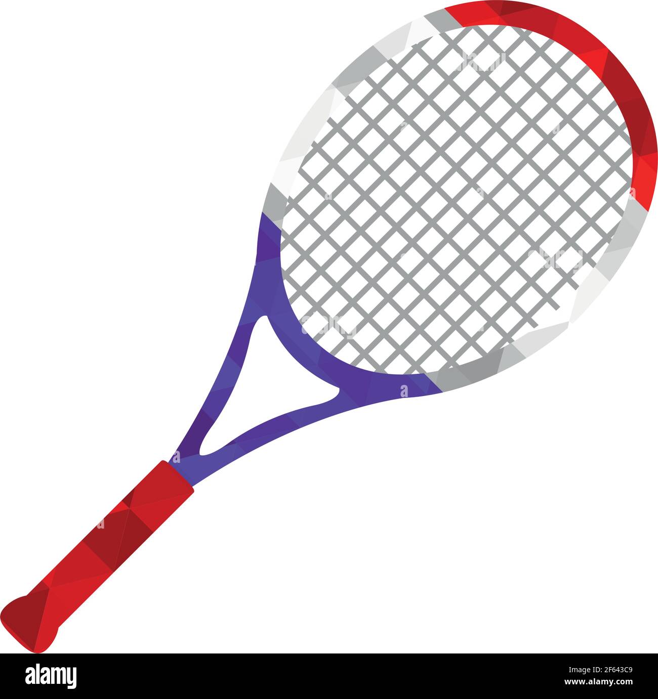 tennis racket on white background Stock Vector Image & Art - Alamy