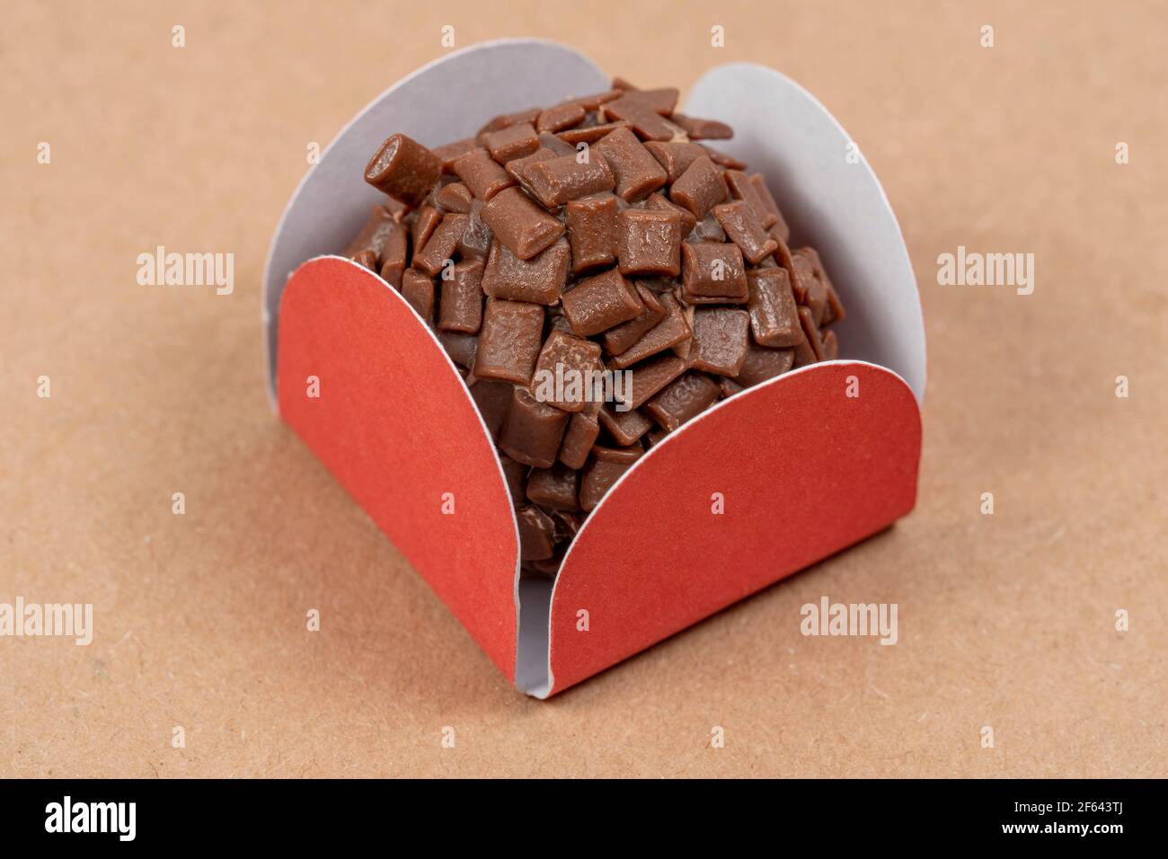 Brazilian traditional sweet brigadeiro candy, handmade Stock Photo - Alamy