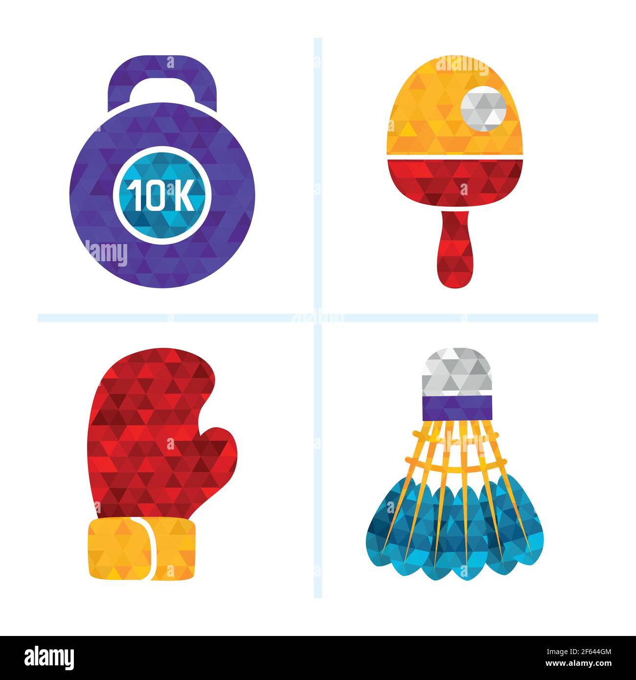 sports elements icon set illustration Stock Vector Image & Art - Alamy