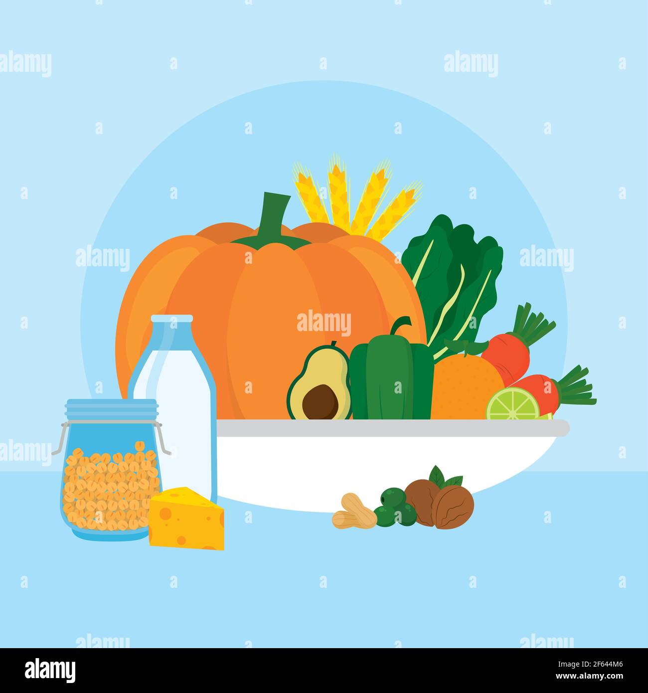 Ketogenic diet food Stock Vector Images - Alamy