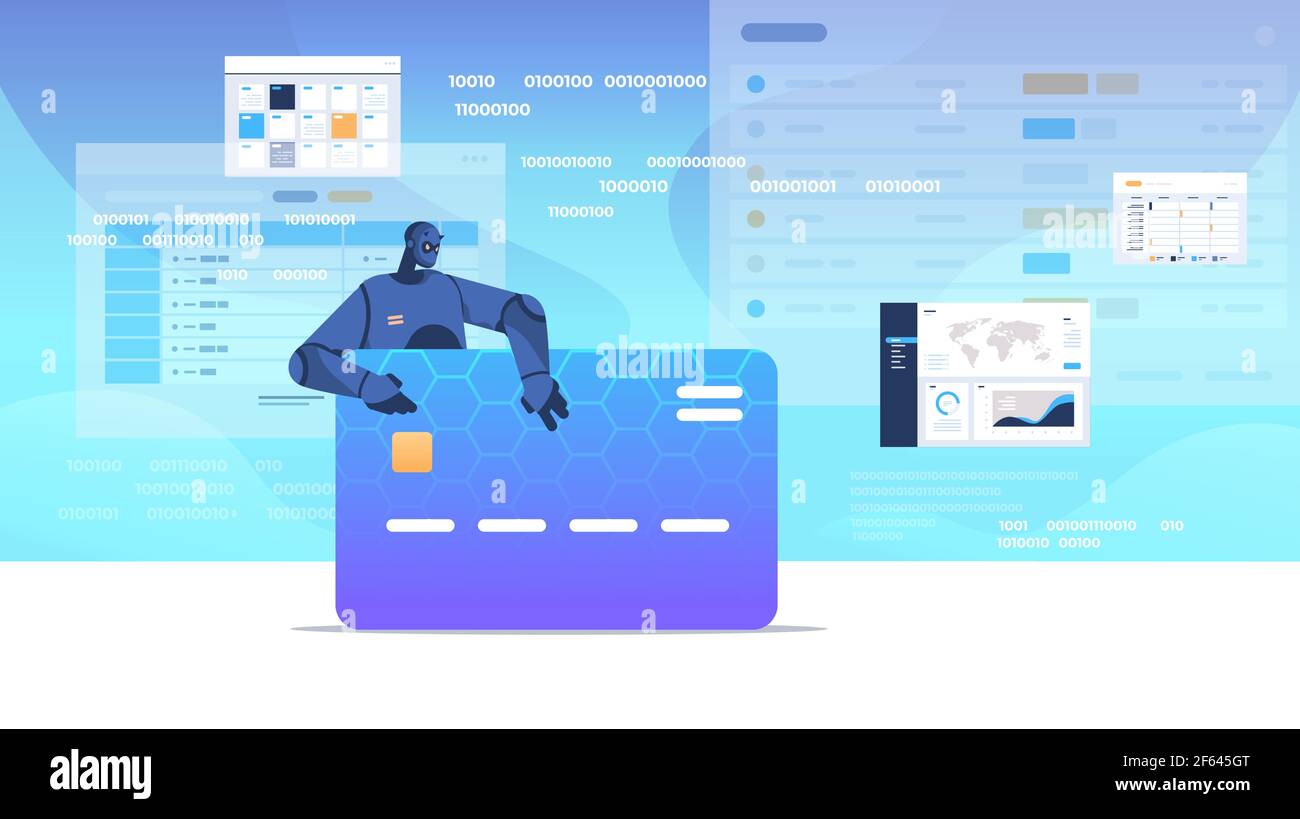 Robotic security guard Stock Vector Images - Alamy