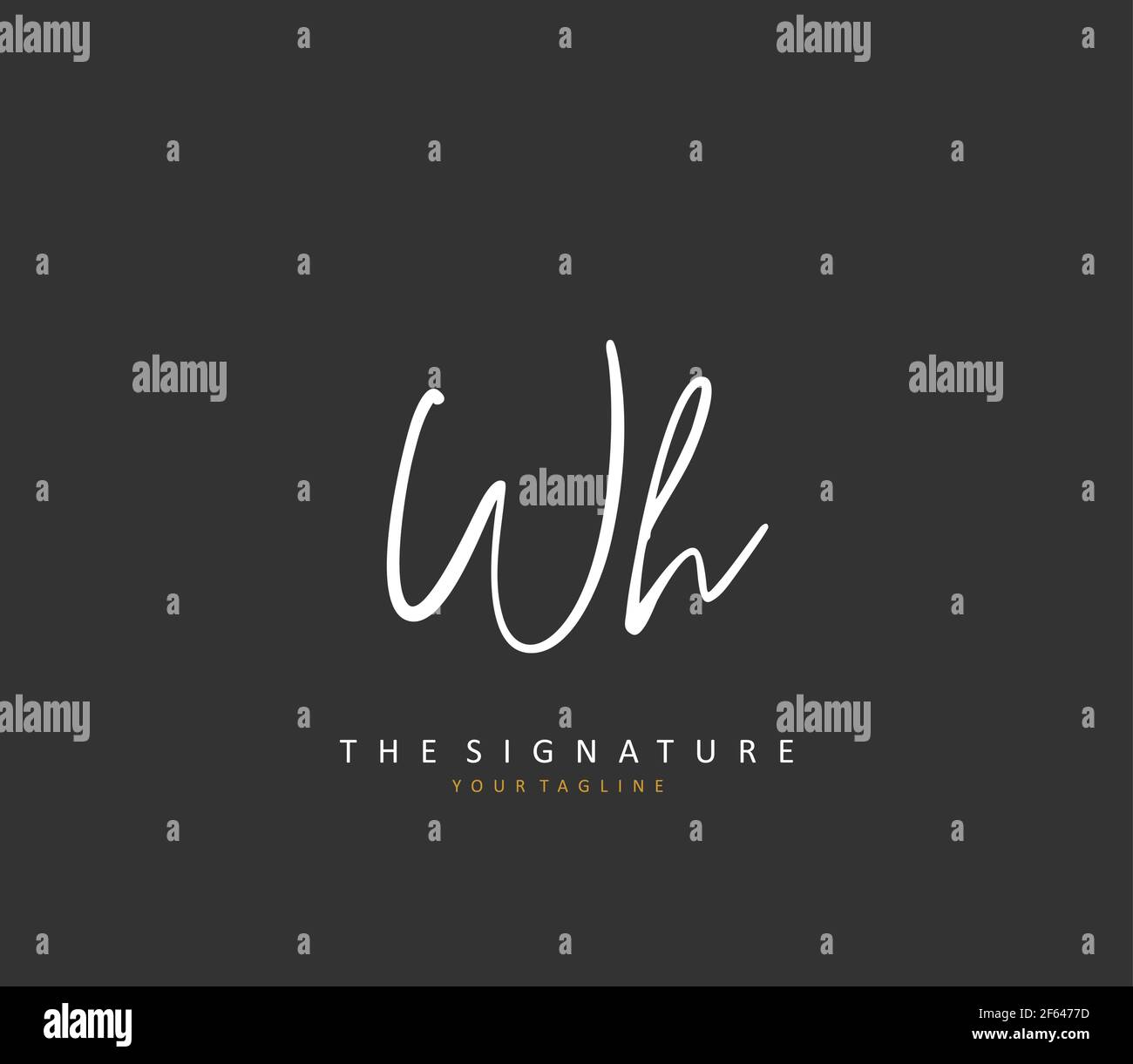 W h logo Stock Vector Images - Alamy