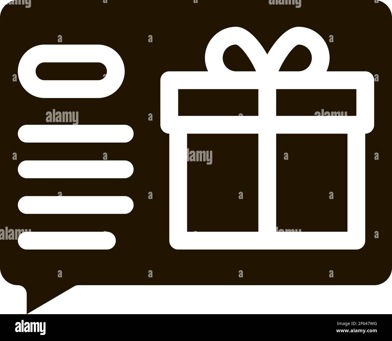 Gift notification Stock Vector Images - Alamy