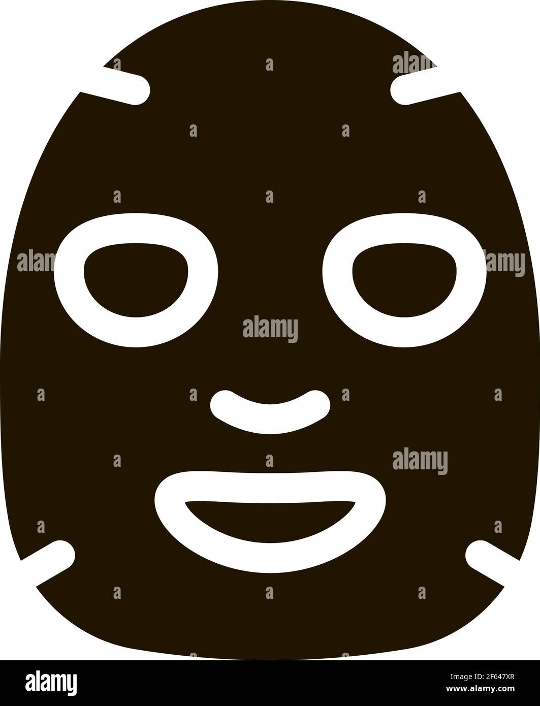 Facial Mask Skin Protect Icon Illustration Stock Vector Image & Art - Alamy