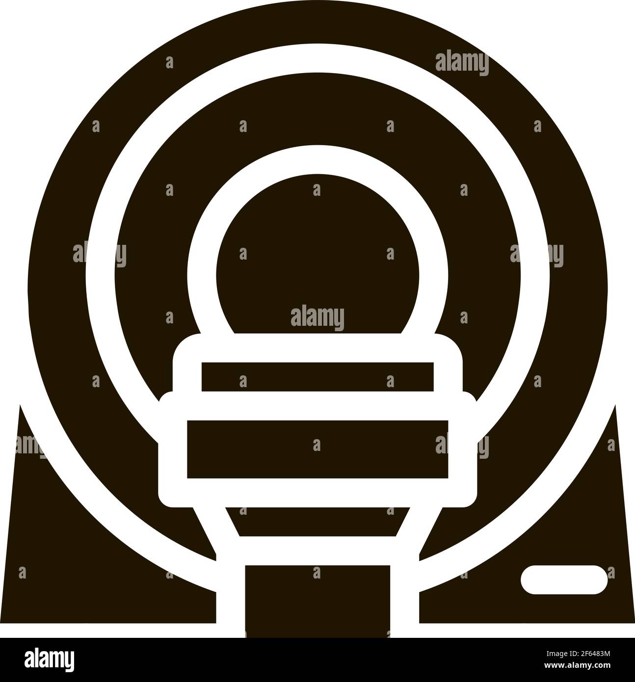 Mri Diagnosis Apparatus Icon Illustration Stock Vector Image & Art - Alamy