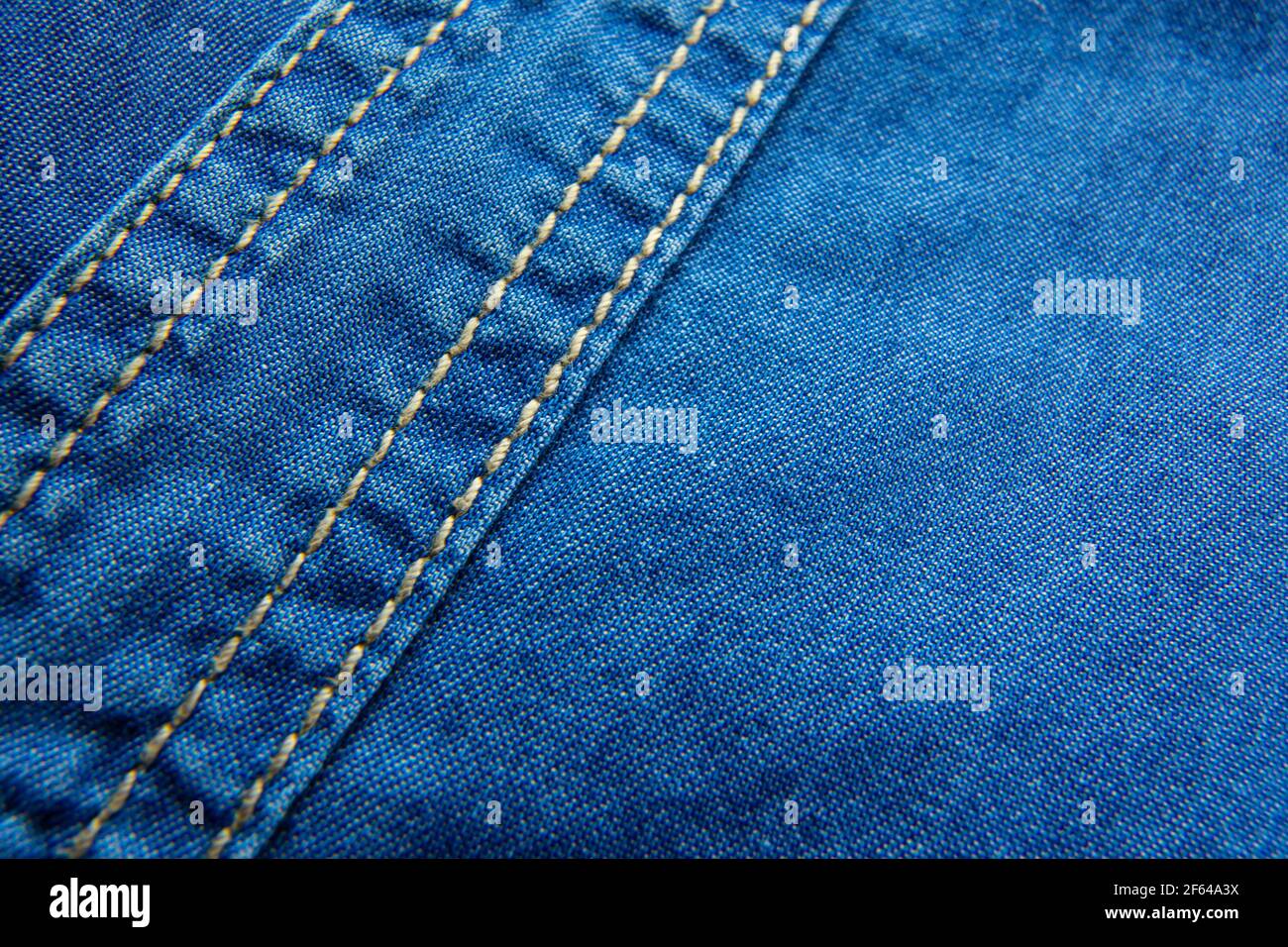 Abstract fabric texture of blue jeans. Denim combined background. Blue ...