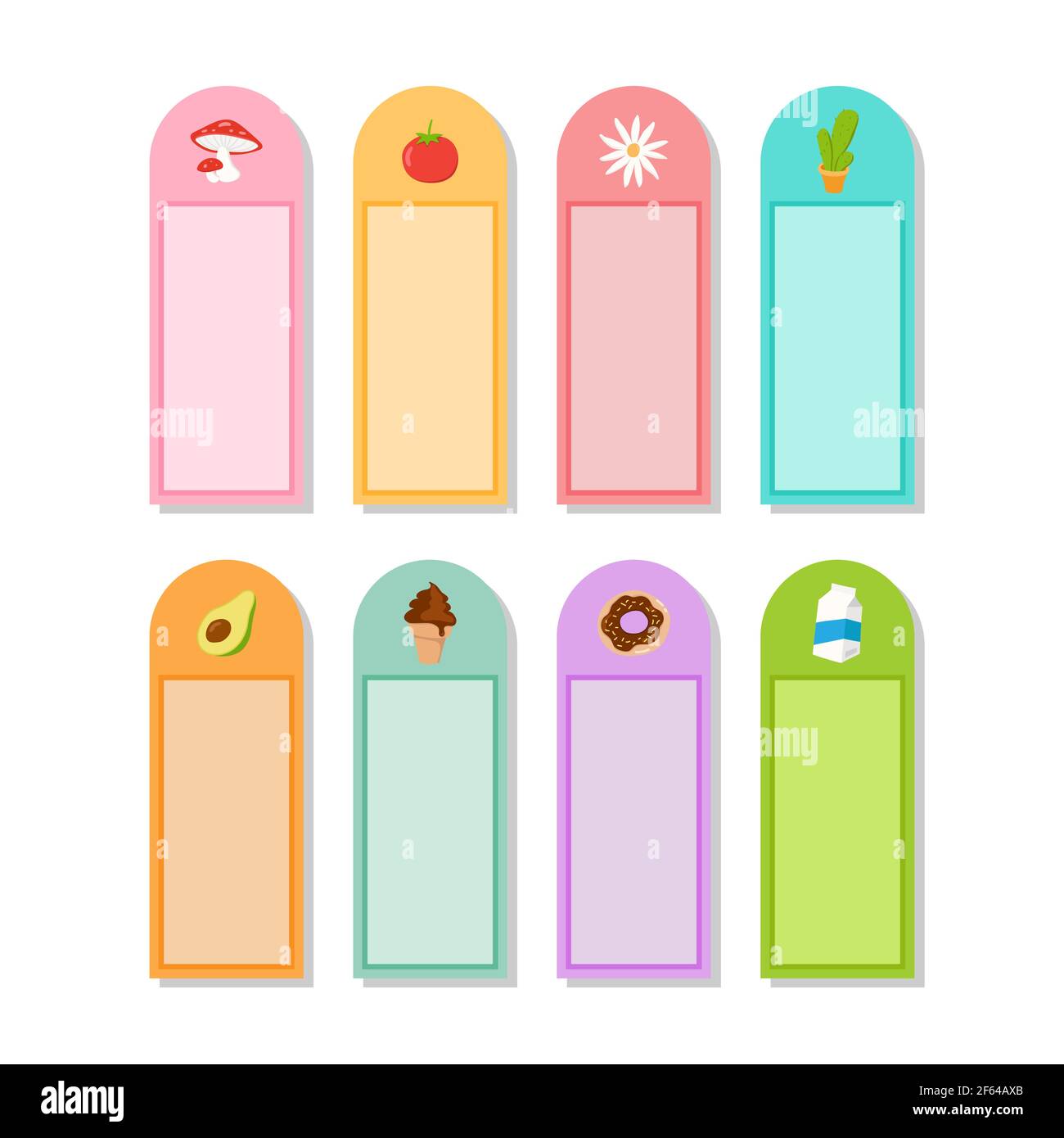 Vector journal sticker hi-res stock photography and images - Alamy