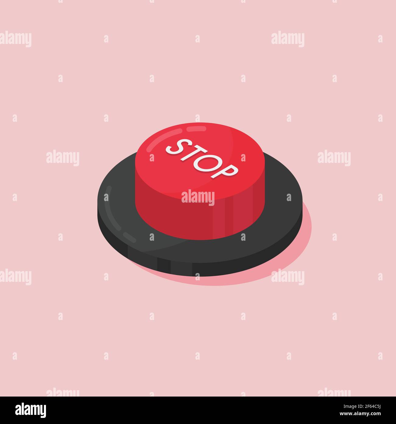 Red Stop button. vector illustration Stock Vector Image & Art - Alamy Red Stop button. vector illustration Stock Vector Image & Art - Alamy