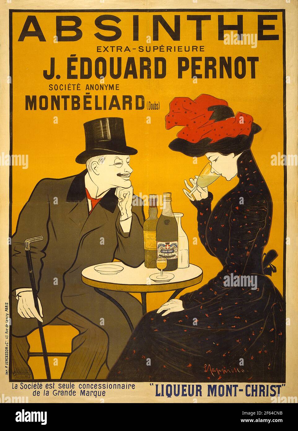 Absinthe Pernot (Poster, early 20th c.) by Leonetti Cappiello Stock ...